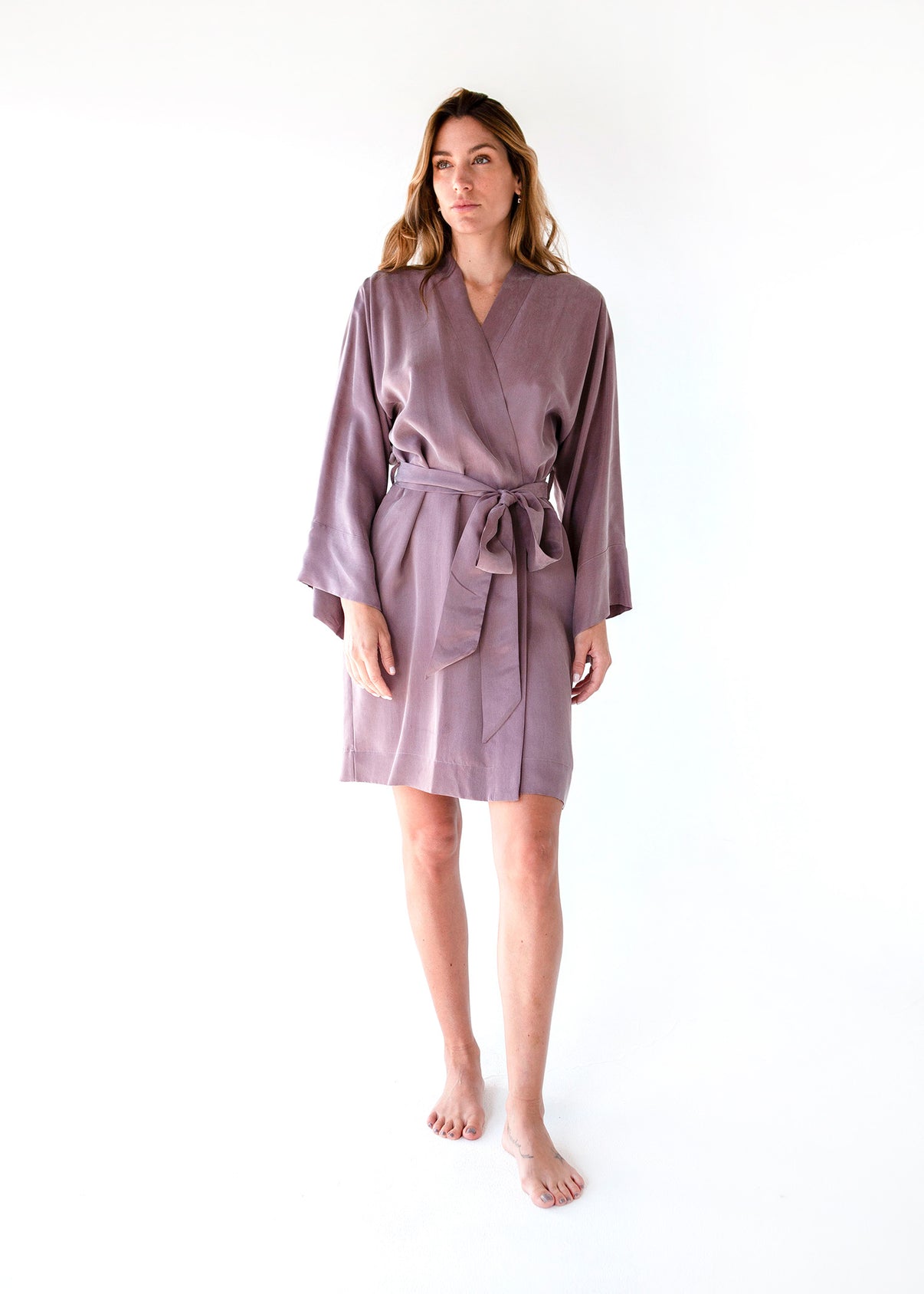 Mini Kimono Robe - sustainable vegan silk for the modern you – niLuu